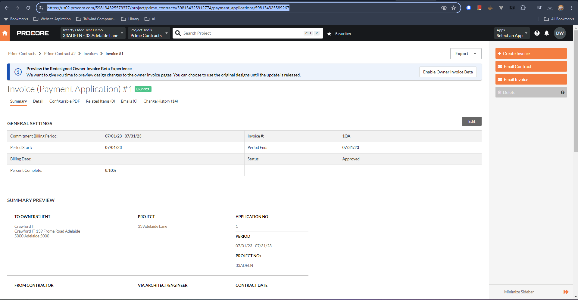How to Unsync Payments in Procore Claims? – Interfy Help